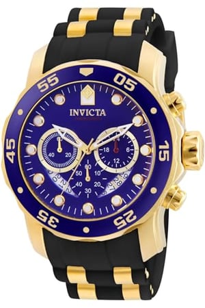 Invicta Men's 6983 Pro Diver Collection Chronograph Blue Dial Black ...