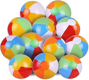 SYZ 12" Beach Balls Bulk, Now 15% Off