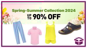 Refresh The Closet With Up to 90% Off Spring-Summer Collection