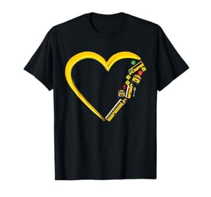 School Bus Driver Heart T-Shirt, Now 15% Off